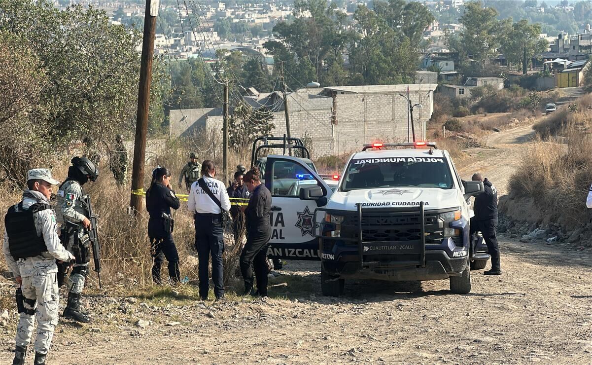 Hallan otro cuerpo embolsado en un camino de terracería en Cuautitlán Izcalli